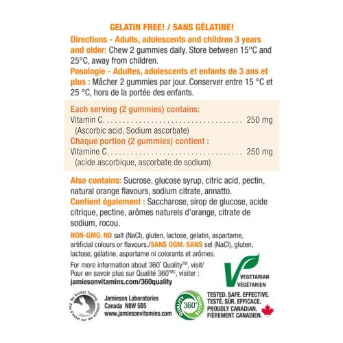 Easy-to-chew Jamieson vitamin C