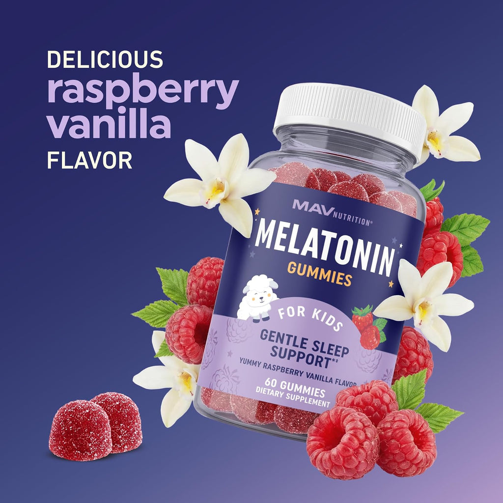 easy-to-chew kids melatonin gummies