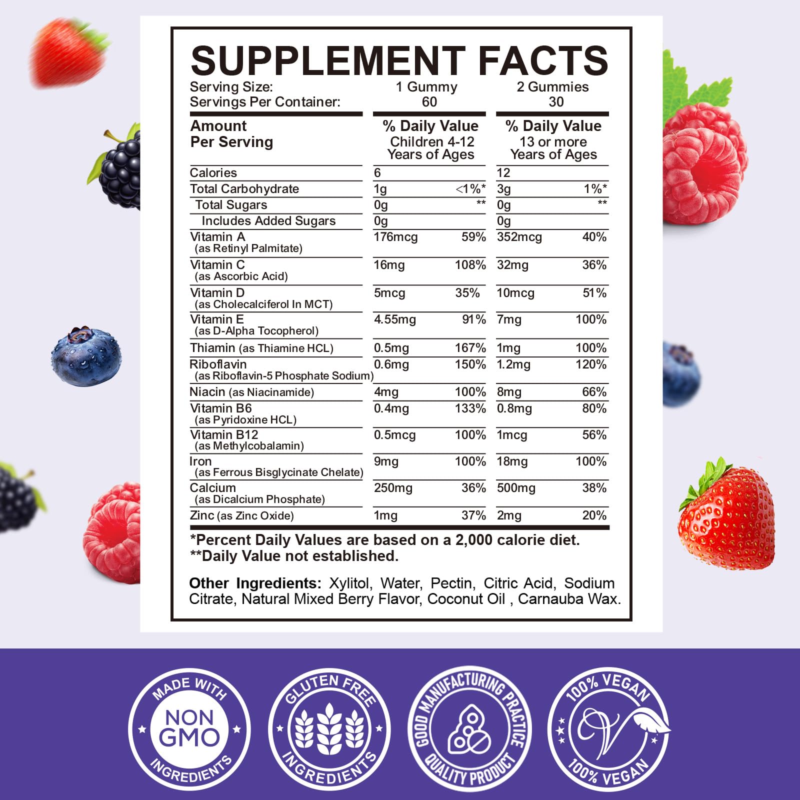 easy to chew kids multivitamins