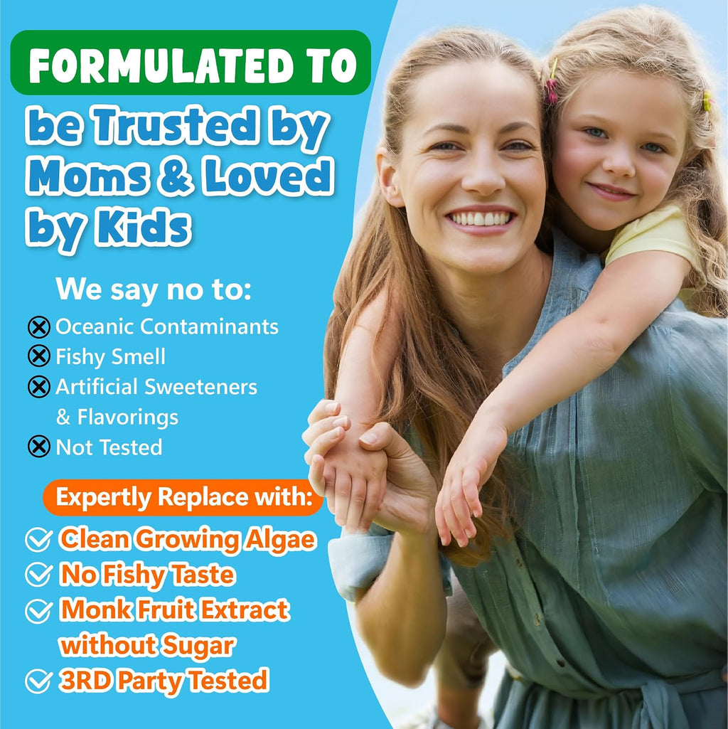 easy-to-chew kids omega-3 gummies