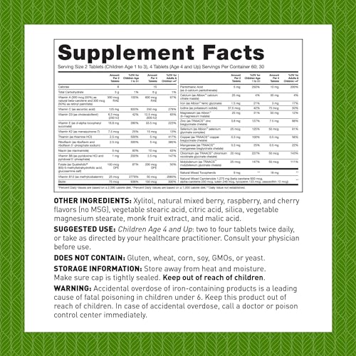 easy to chew kids vitamin tablets