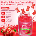 easy-to-chew L-Lysine gummies for adults