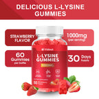 easy to chew l-lysine gummies