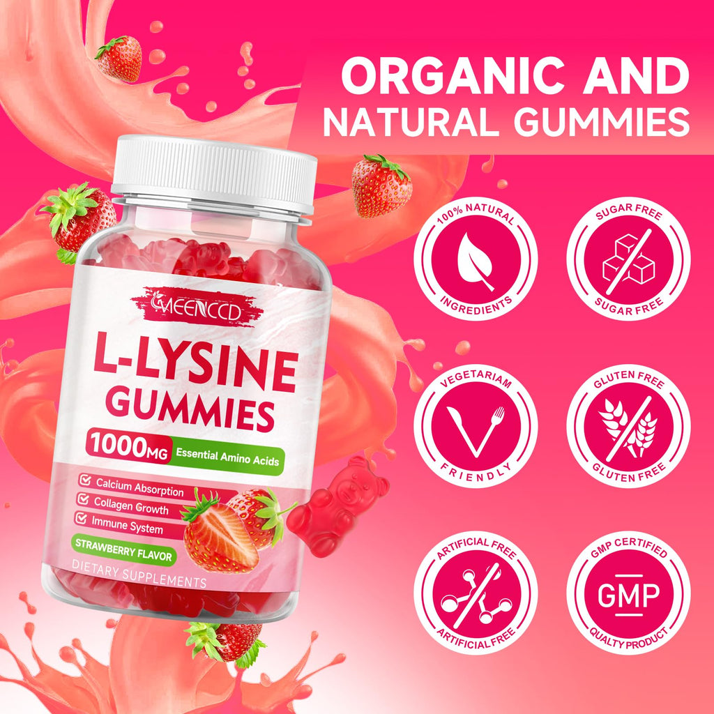 easy to chew l-lysine gummy formula