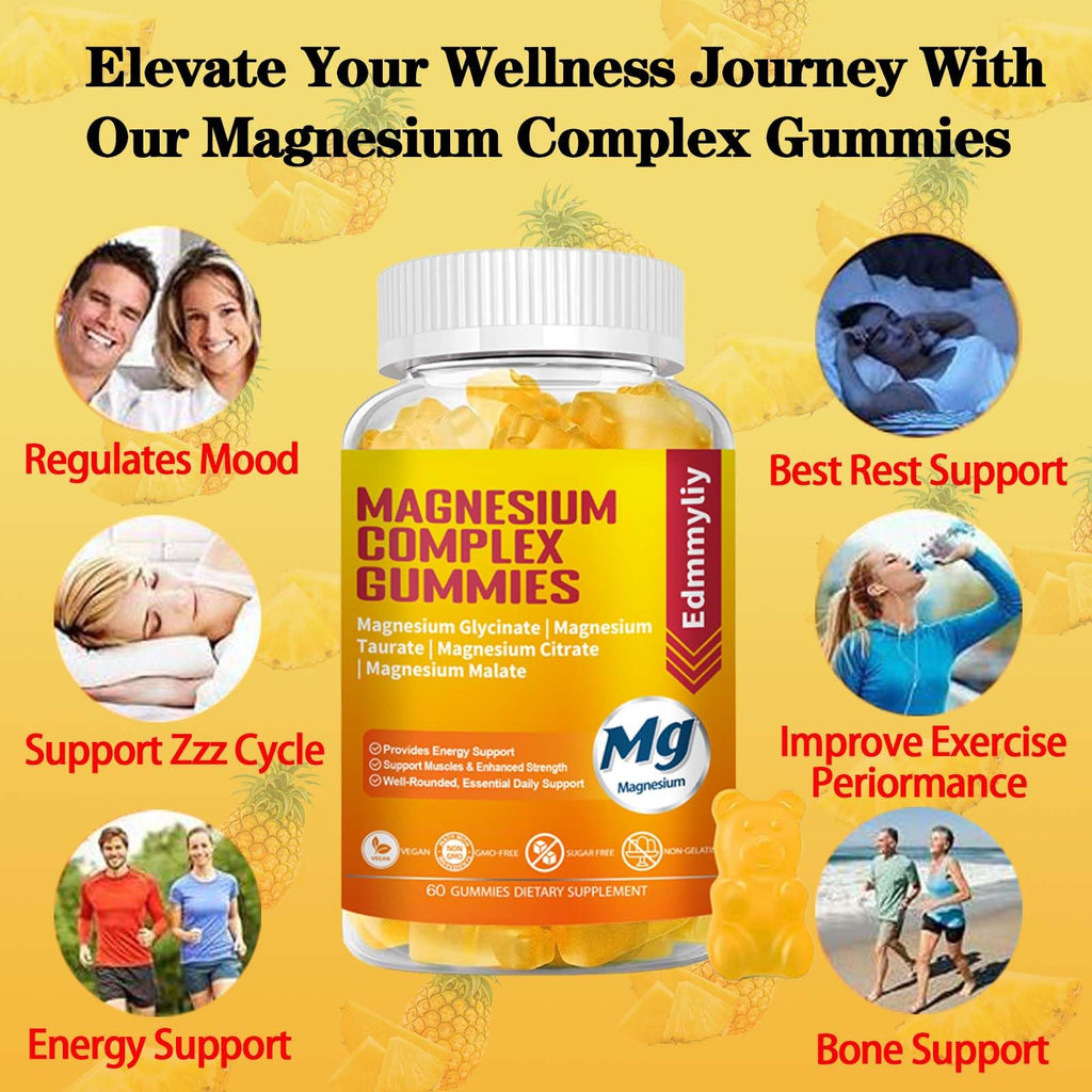 easy to chew magnesium complex gummies