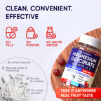 Easy to chew magnesium glycinate gummies