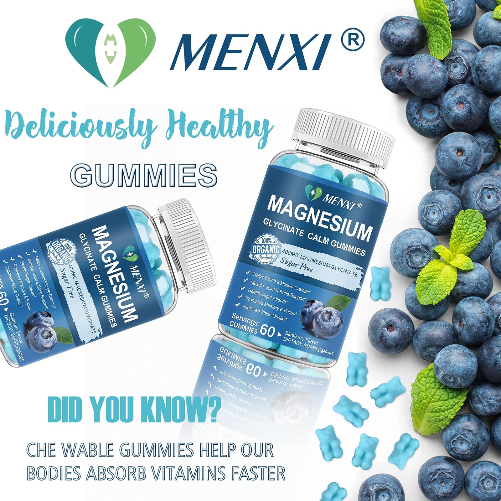 easy-to-chew magnesium gummies for adults