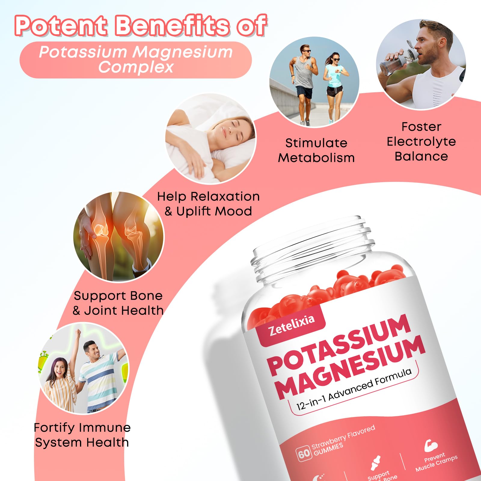 Easy-to-chew magnesium gummies