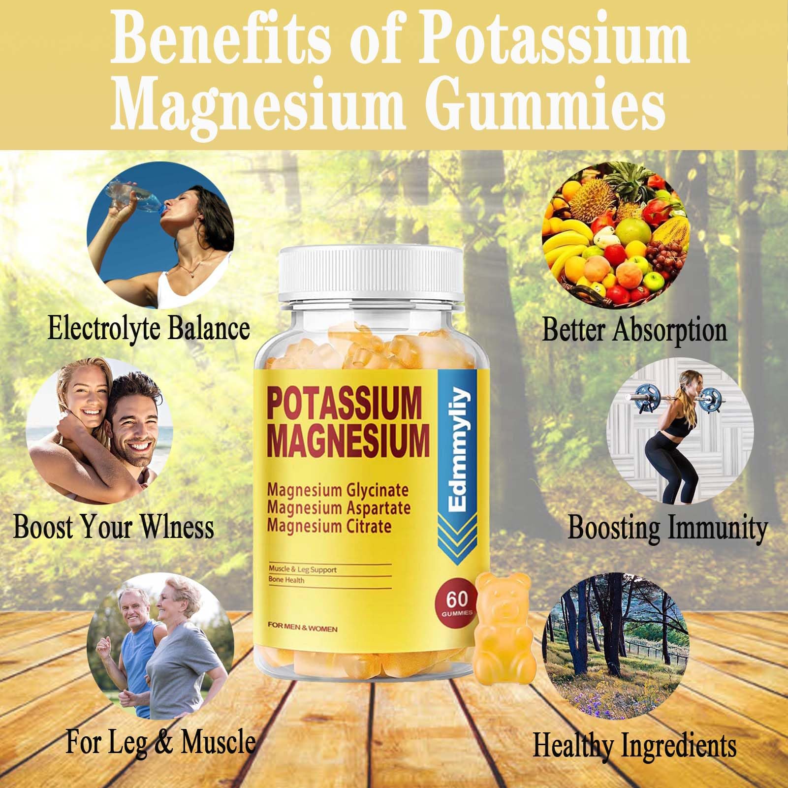 easy to chew magnesium gummies