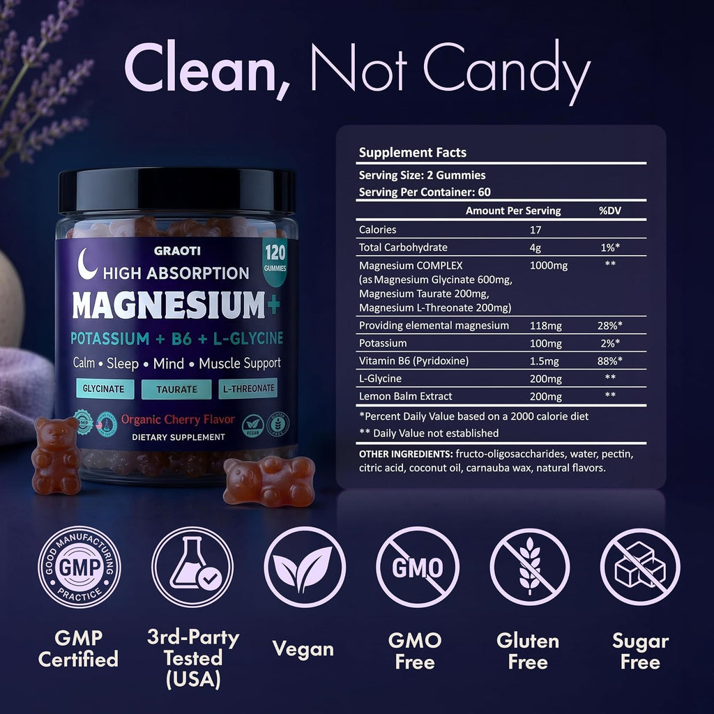 easy to chew magnesium gummies