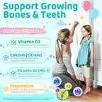 Easy-to-chew multivitamin gummies for kids