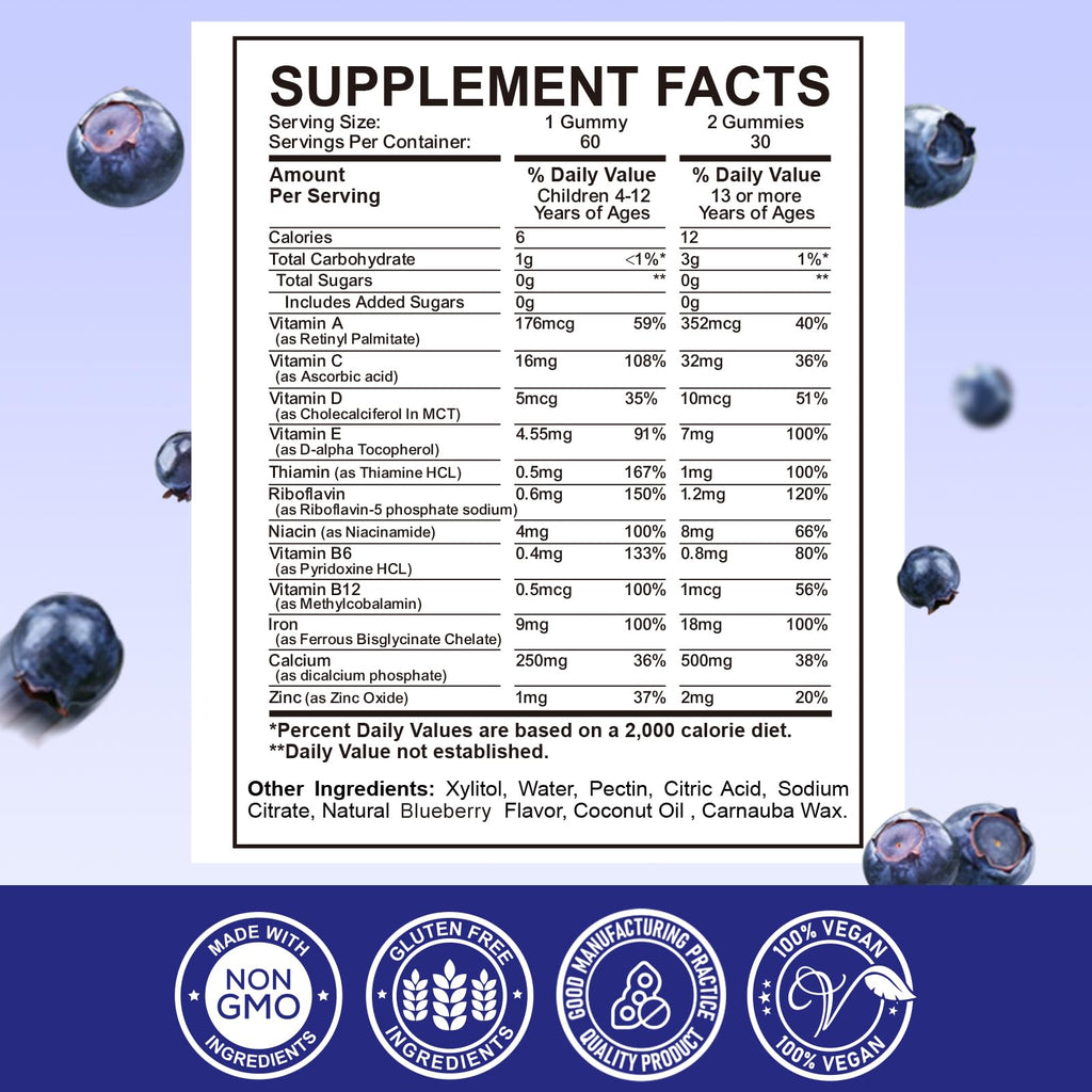 easy-to-chew multivitamins for children