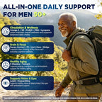 Easy-to-chew multivitamins for older men