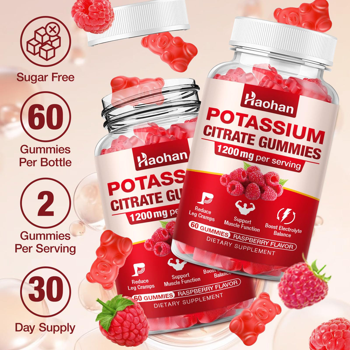 easy-to-chew potassium citrate gummies