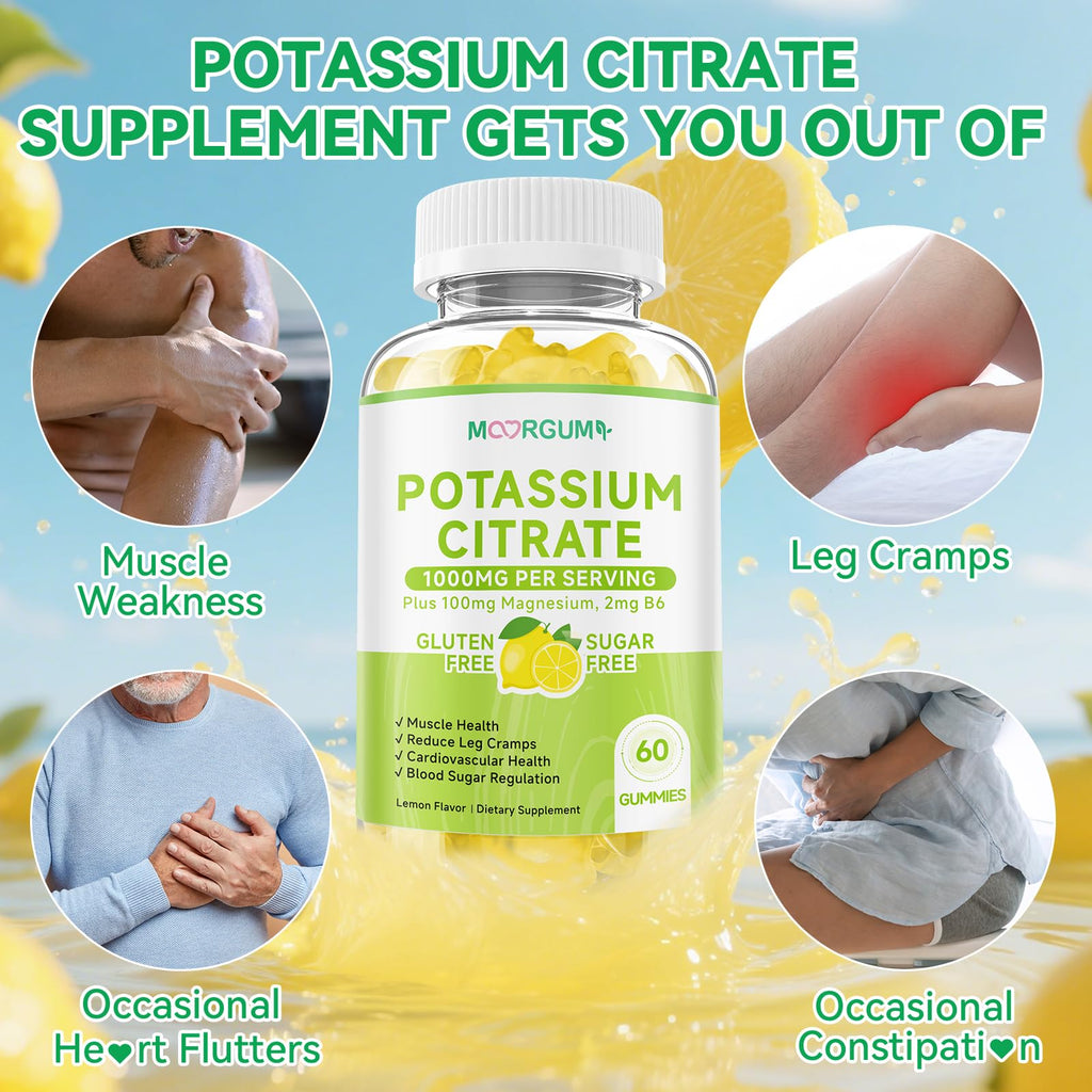 easy to chew potassium citrate gummies
