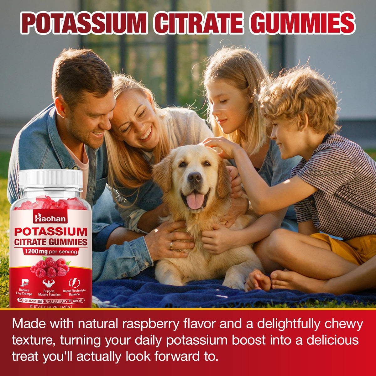 easy to chew potassium citrate gummies