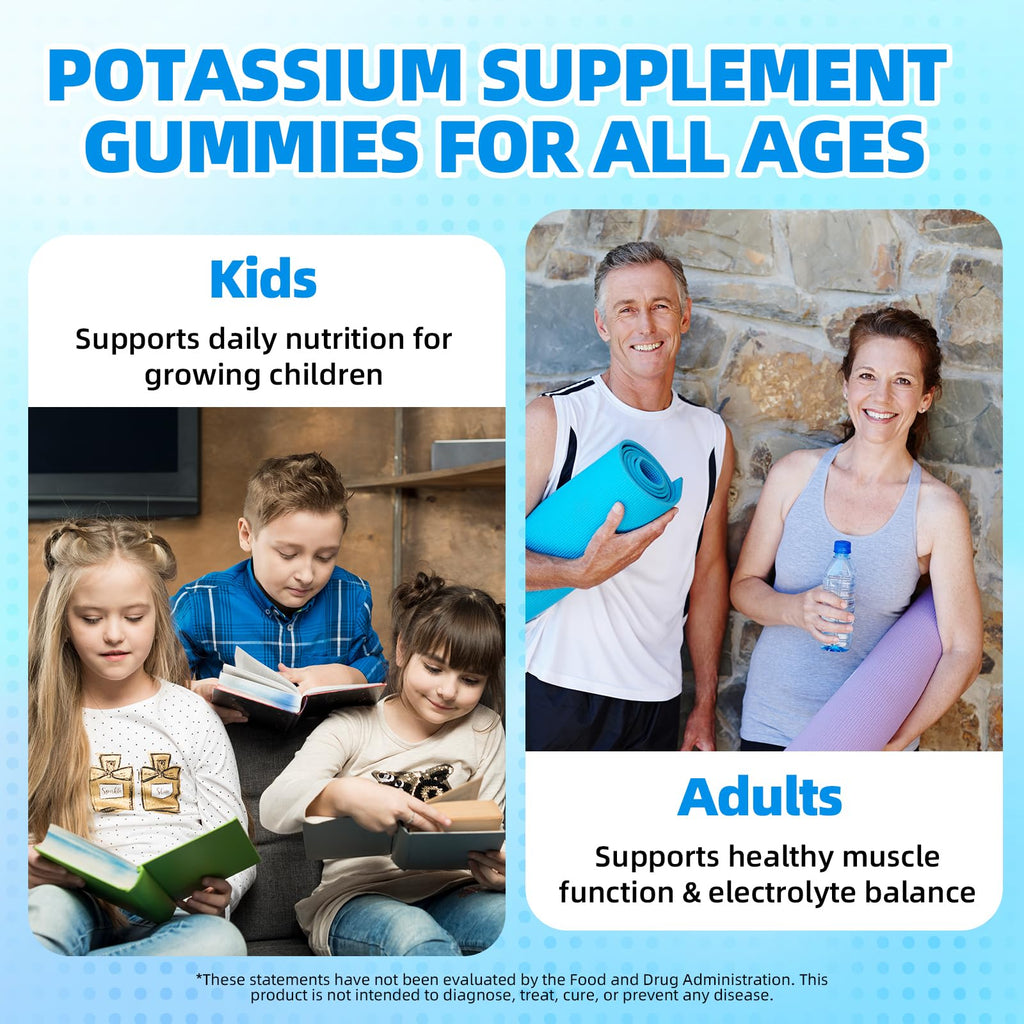 easy to chew potassium gummies