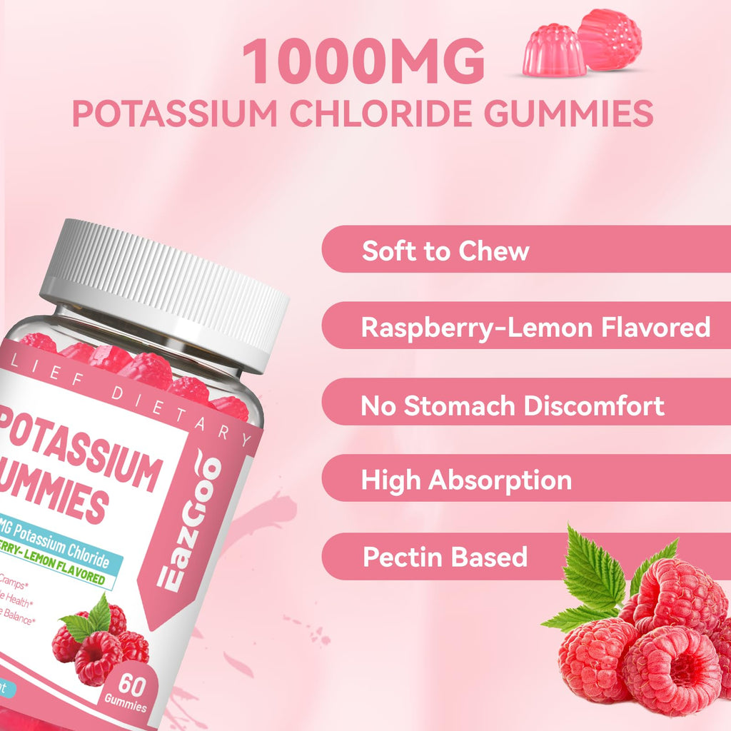 easy to chew potassium gummies