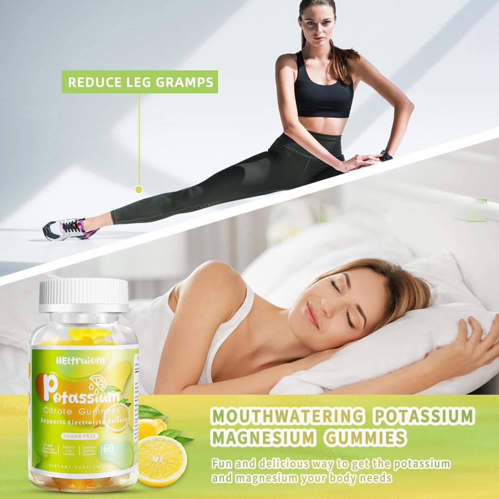 Easy-to-chew potassium supplement for adults