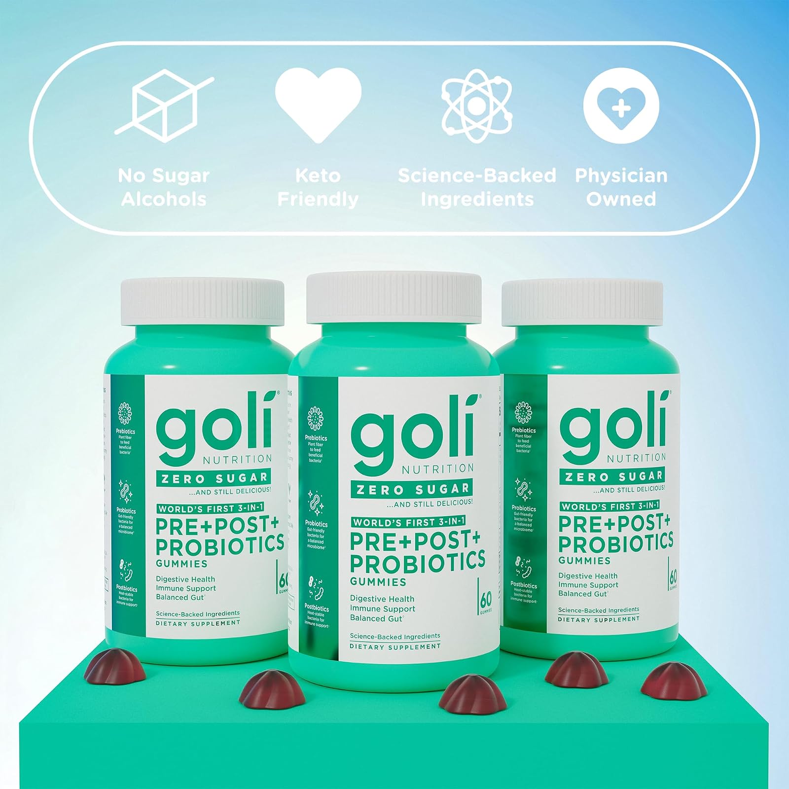 easy to chew probiotic gummies