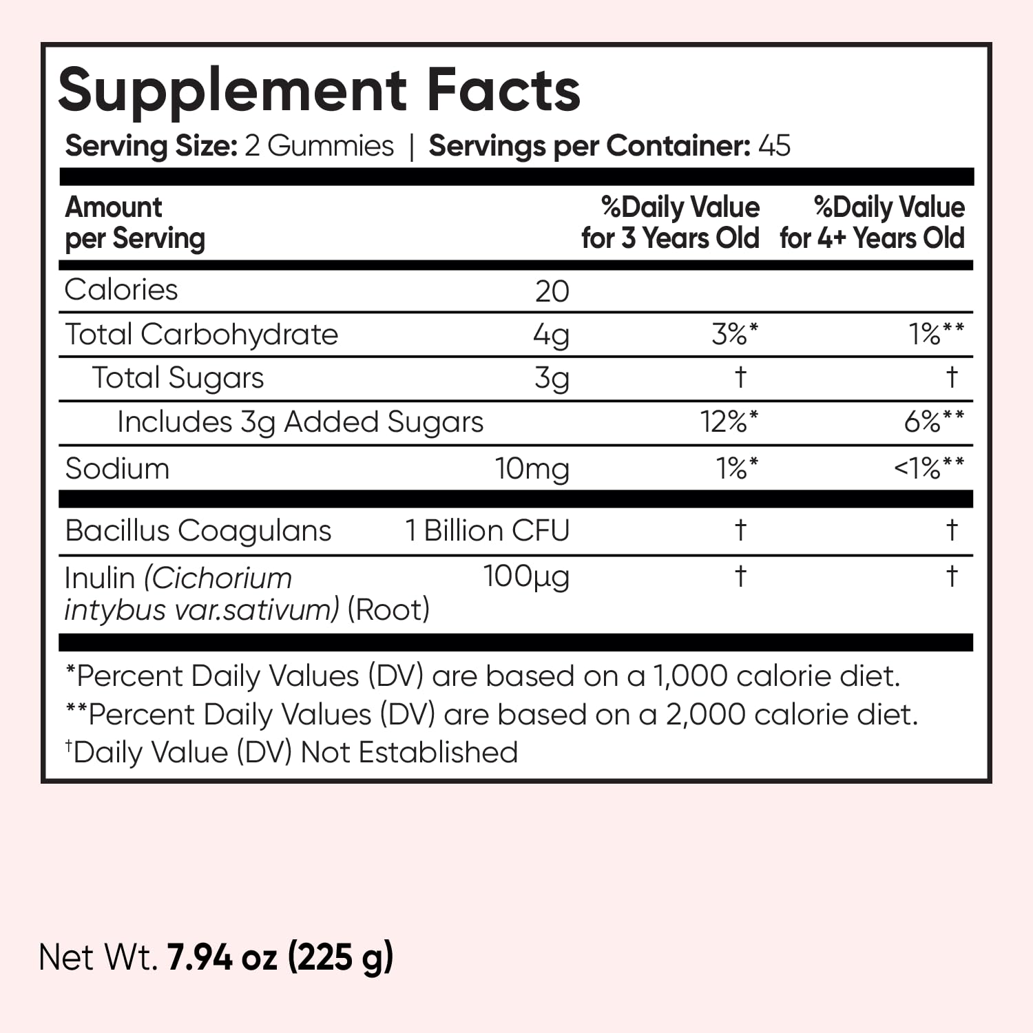 easy to chew probiotic supplement