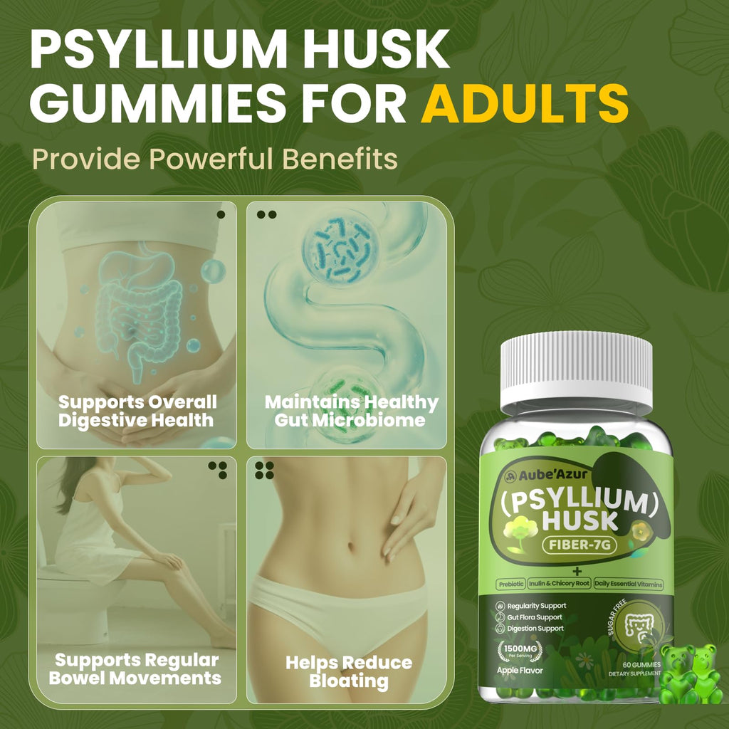 easy to chew psyllium husk gummies