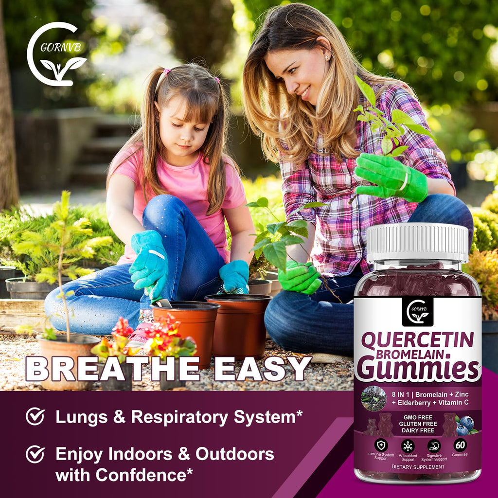 easy to chew quercetin gummy vitamins