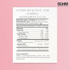 Easy-to-chew SOHM Folic Acid gummies