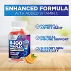 easy to chew vitamin b complex gummies