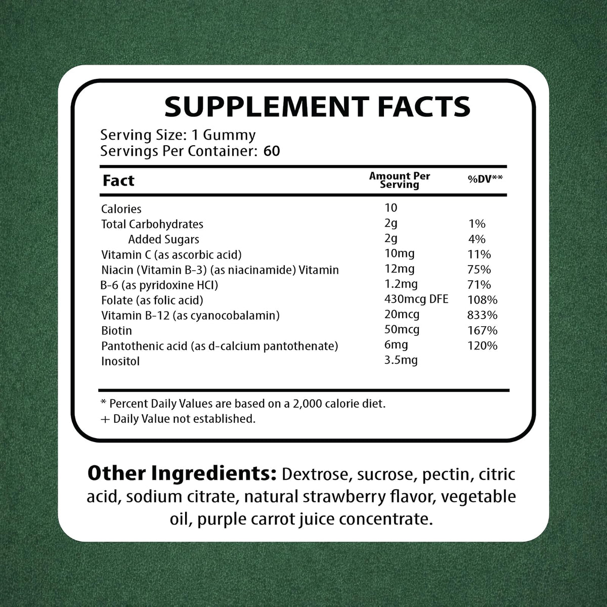easy-to-chew vitamin b complex gummies