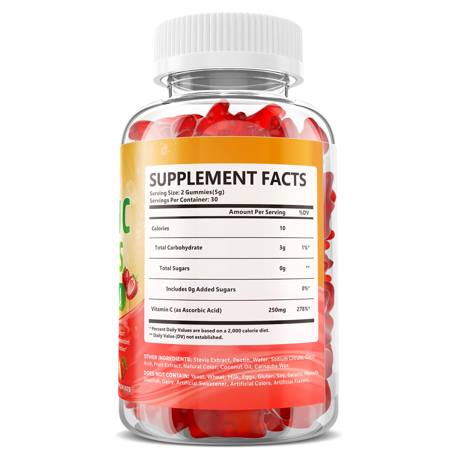 Easy-to-chew Vitamin C gummies for adults