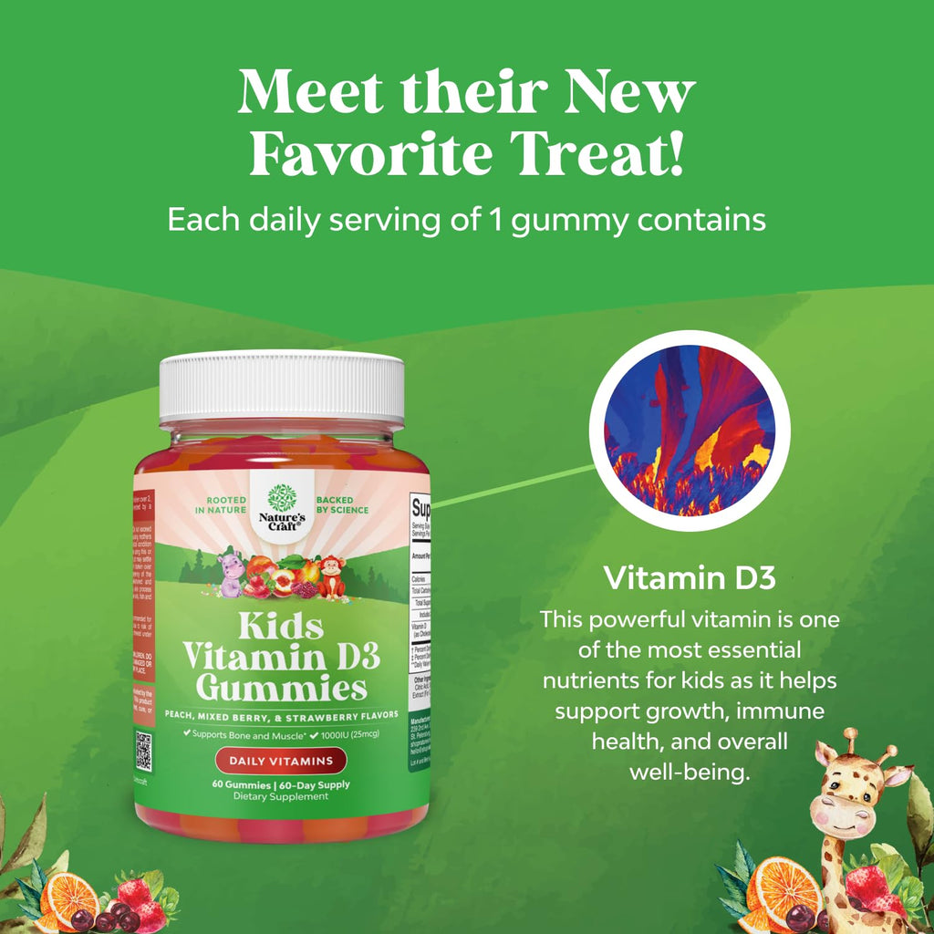 easy to chew vitamin D for kids