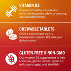 easy-to-chew Vitamin D3 for kids