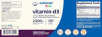 Easy to chew vitamin D3 gummies