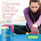 Easy-to-chew vitamin D3 gummy supplements