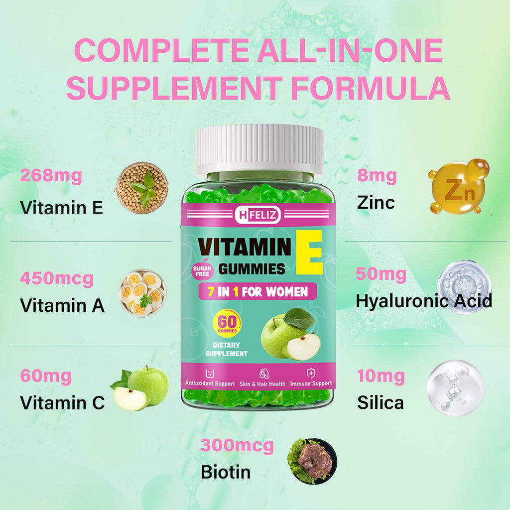 easy to chew vitamin e gummies