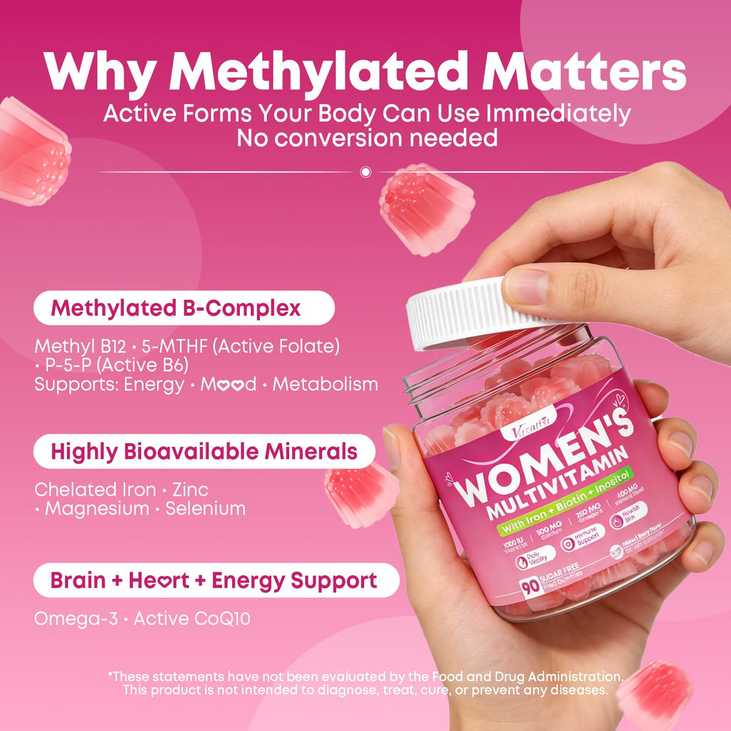 easy-to-chew women's multivitamin gummies