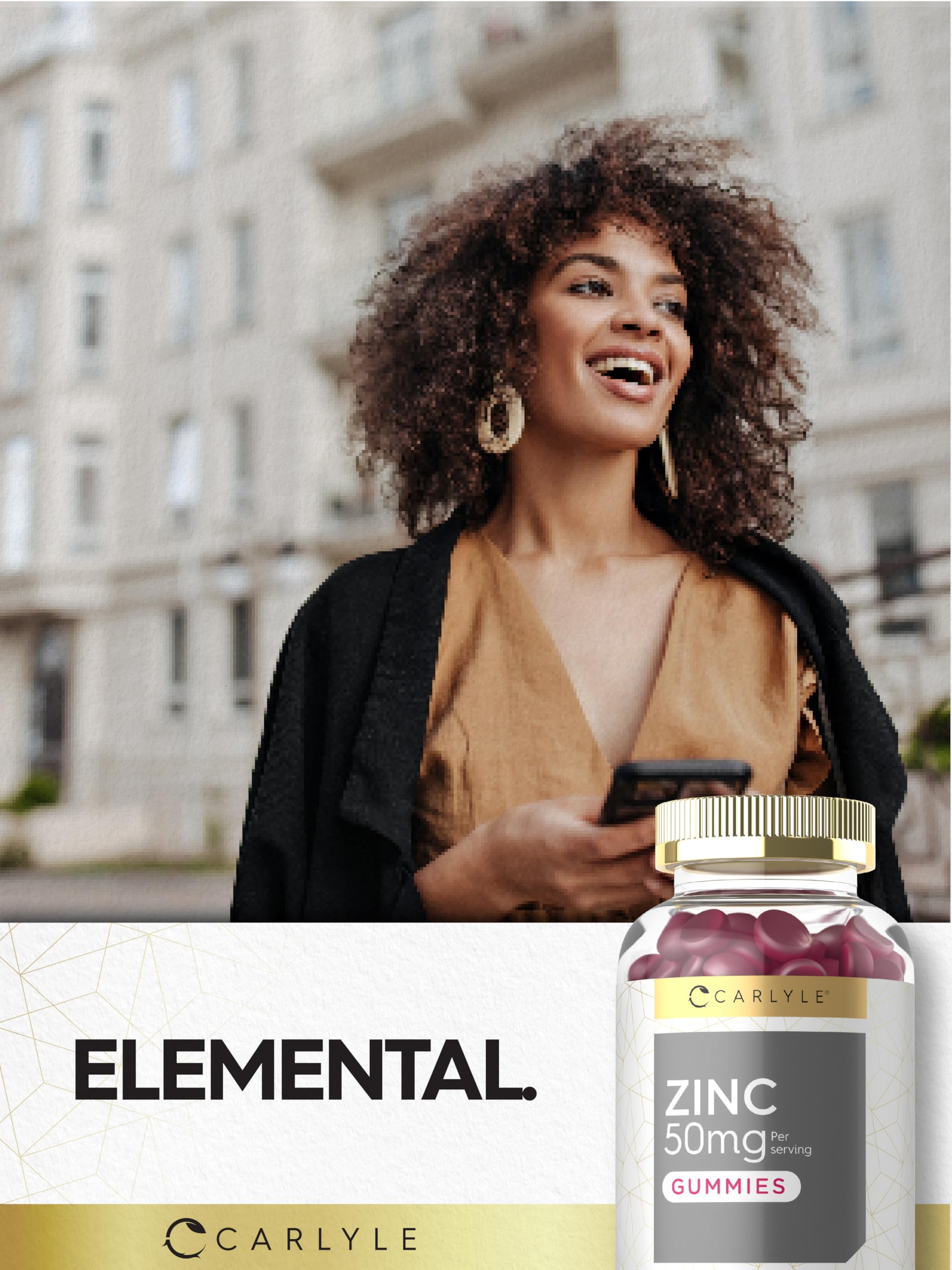 Easy-to-chew zinc gummies for kids