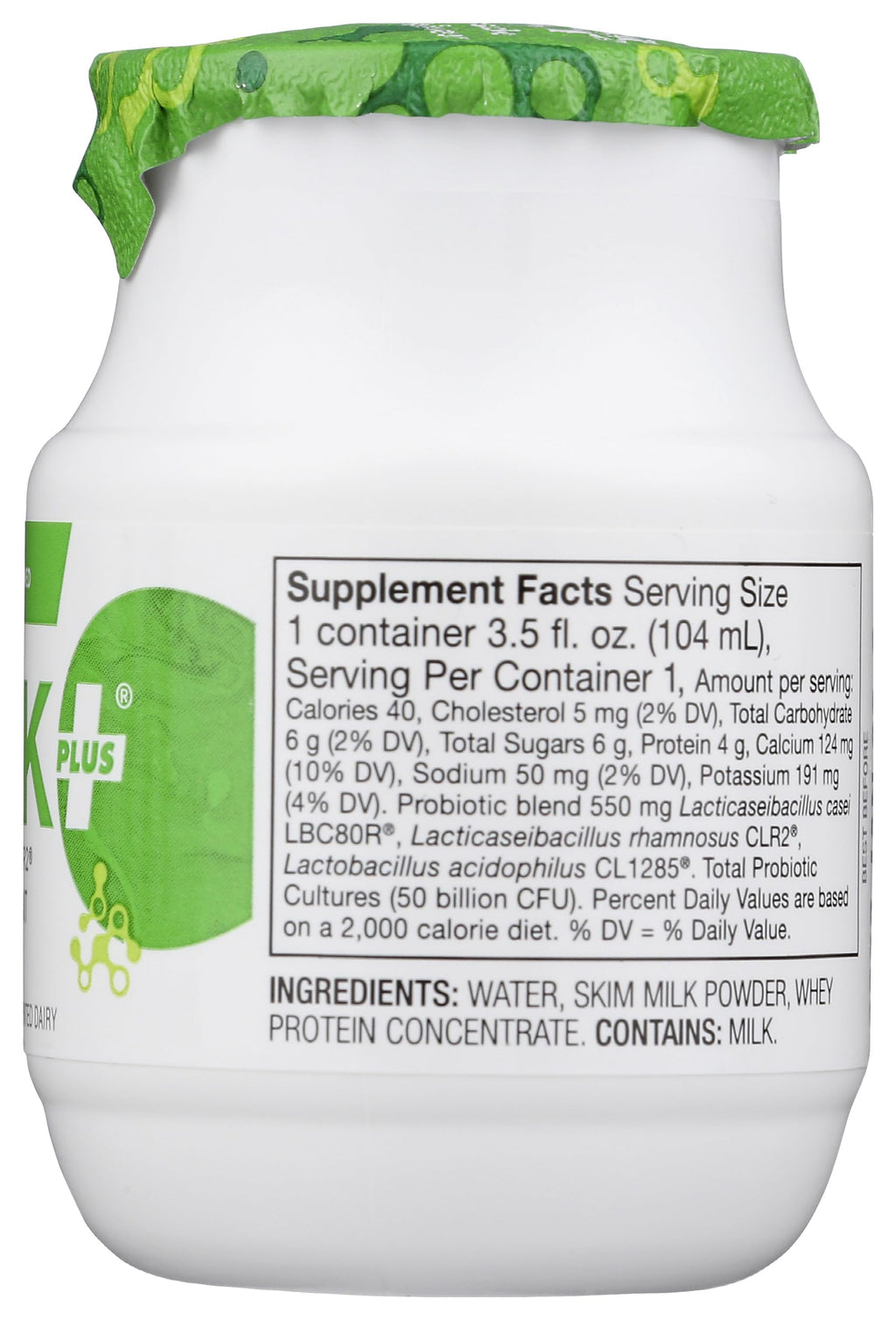 easy-to-consume probiotic dairy option