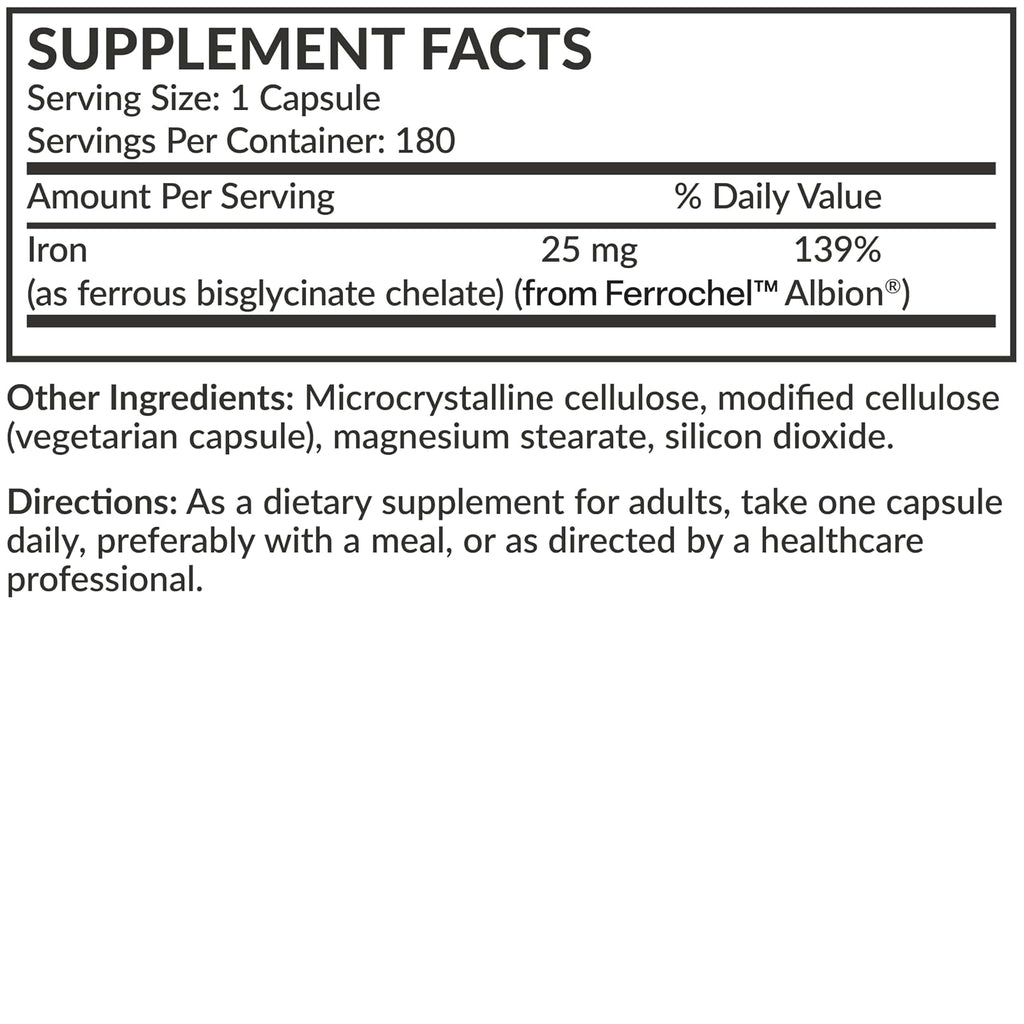 easy to digest iron supplement