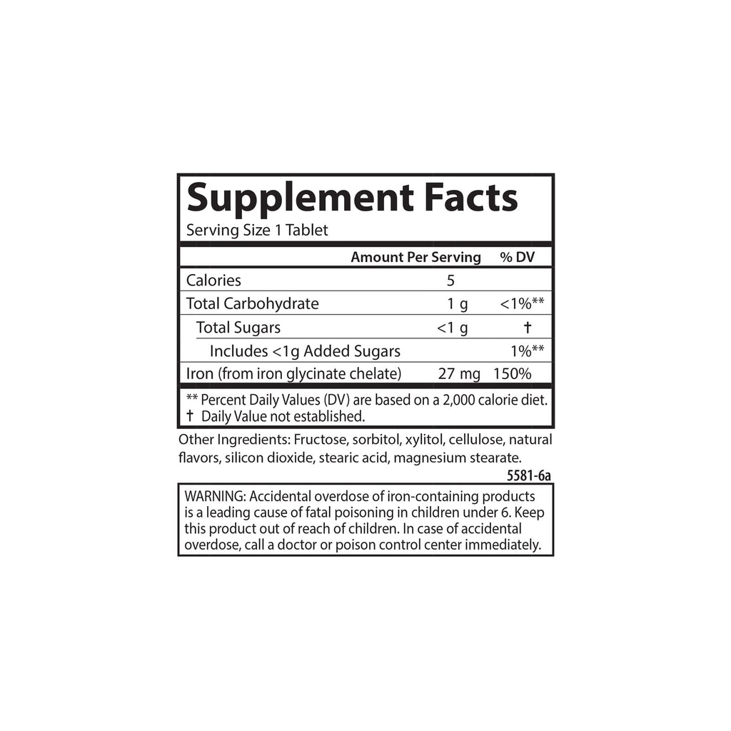 easy to digest iron tablets