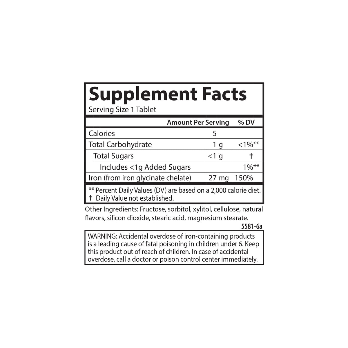 easy to digest iron tablets