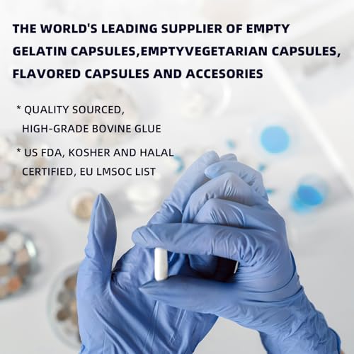 easy-to-fill gelatin capsules for nutrients