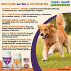 Easy-to-give chewable liver supplements