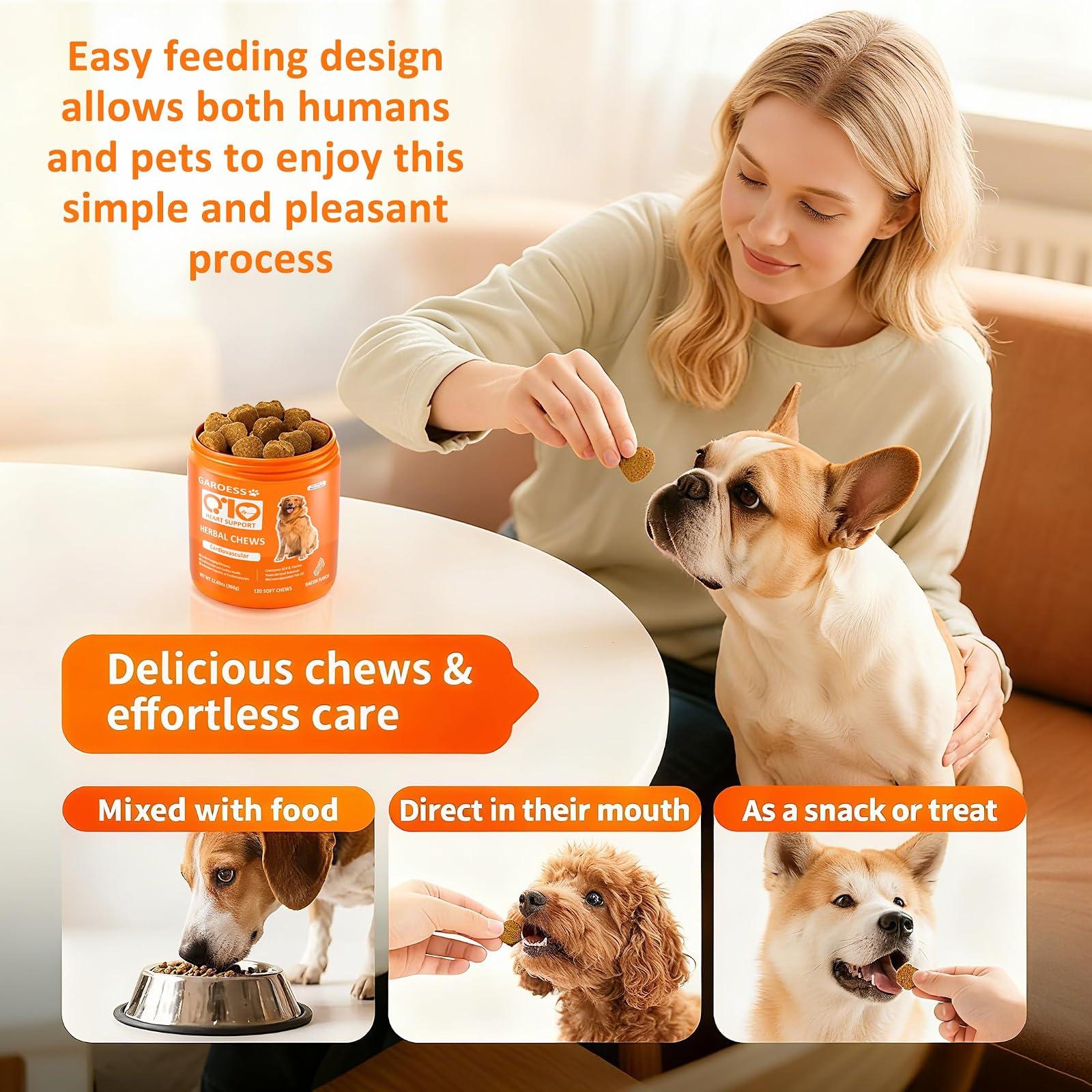 easy-to-give heart chews for dogs