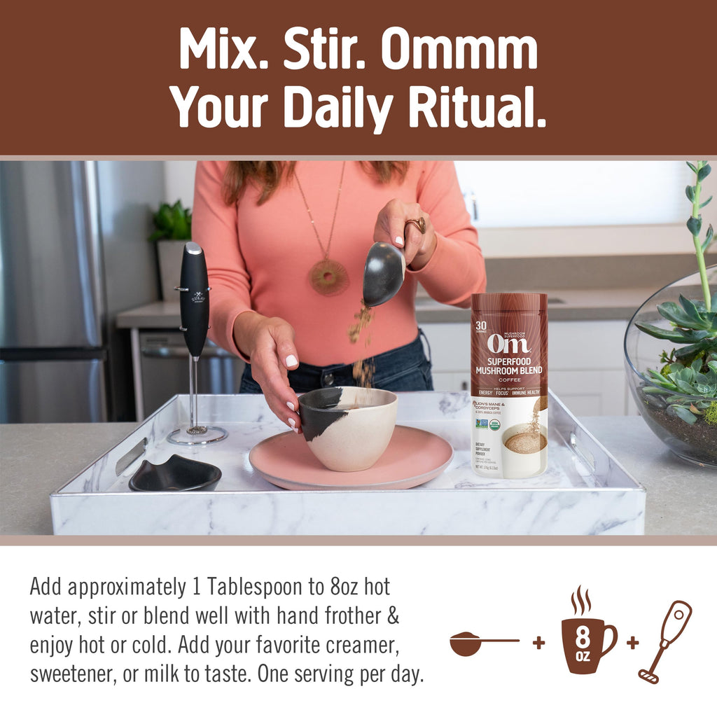 easy-to-make instant mushroom coffee