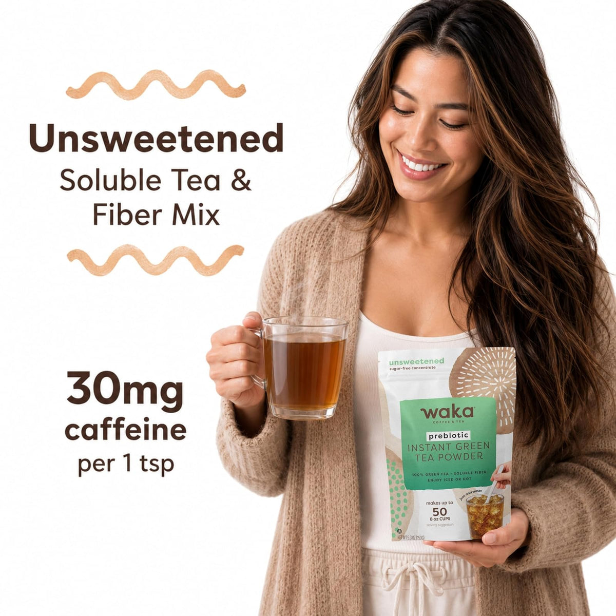 easy-to-make prebiotic green tea
