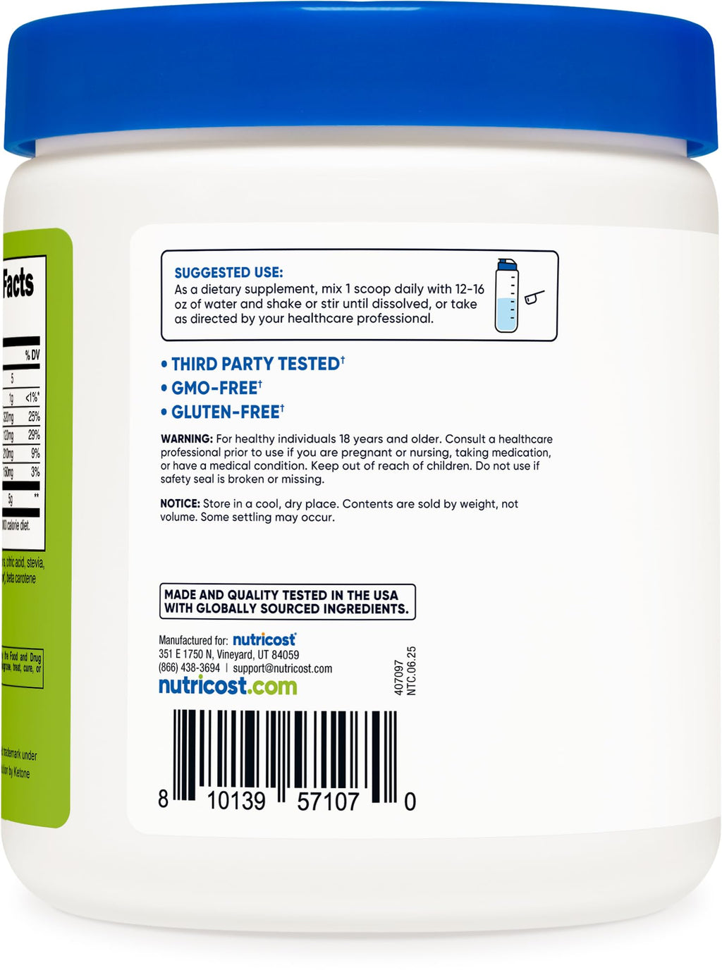 easy-to-mix BHB drink for workouts