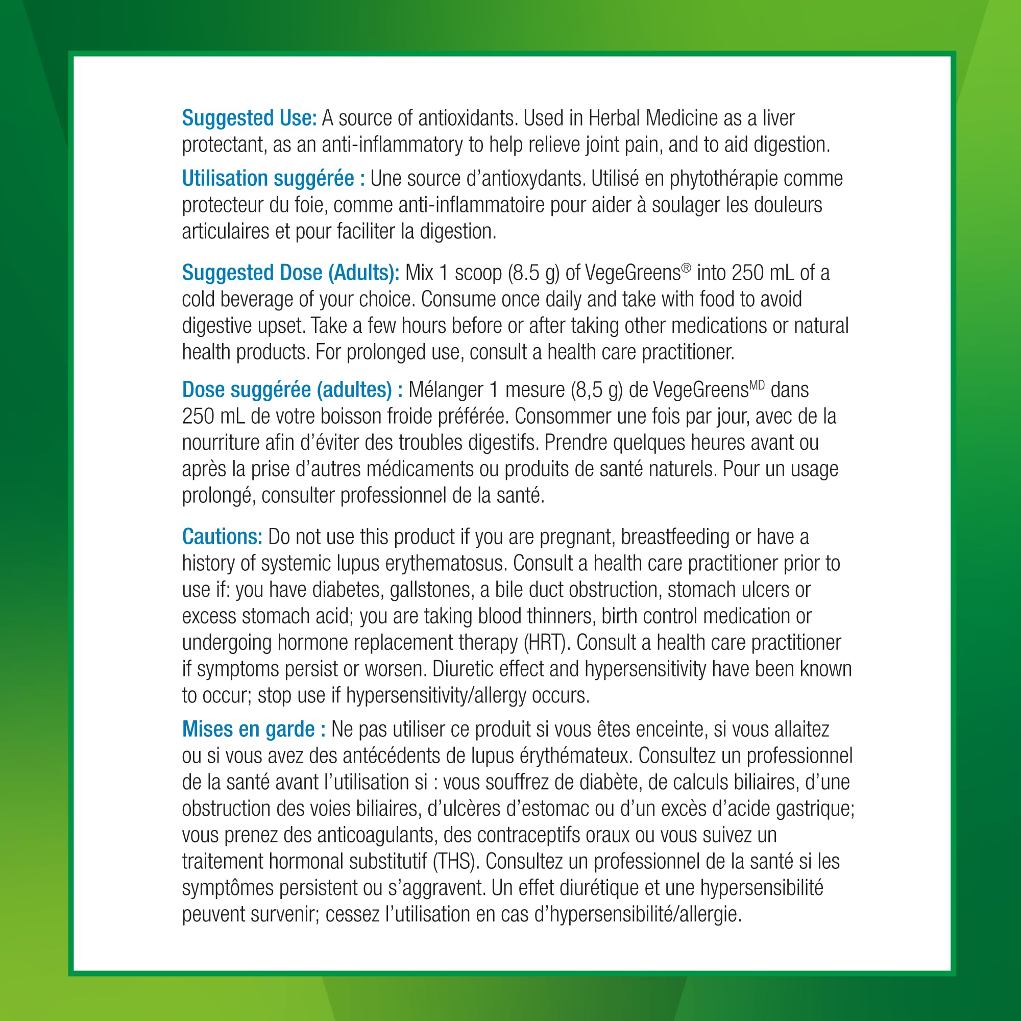 easy-to-mix blended vitamin powder
