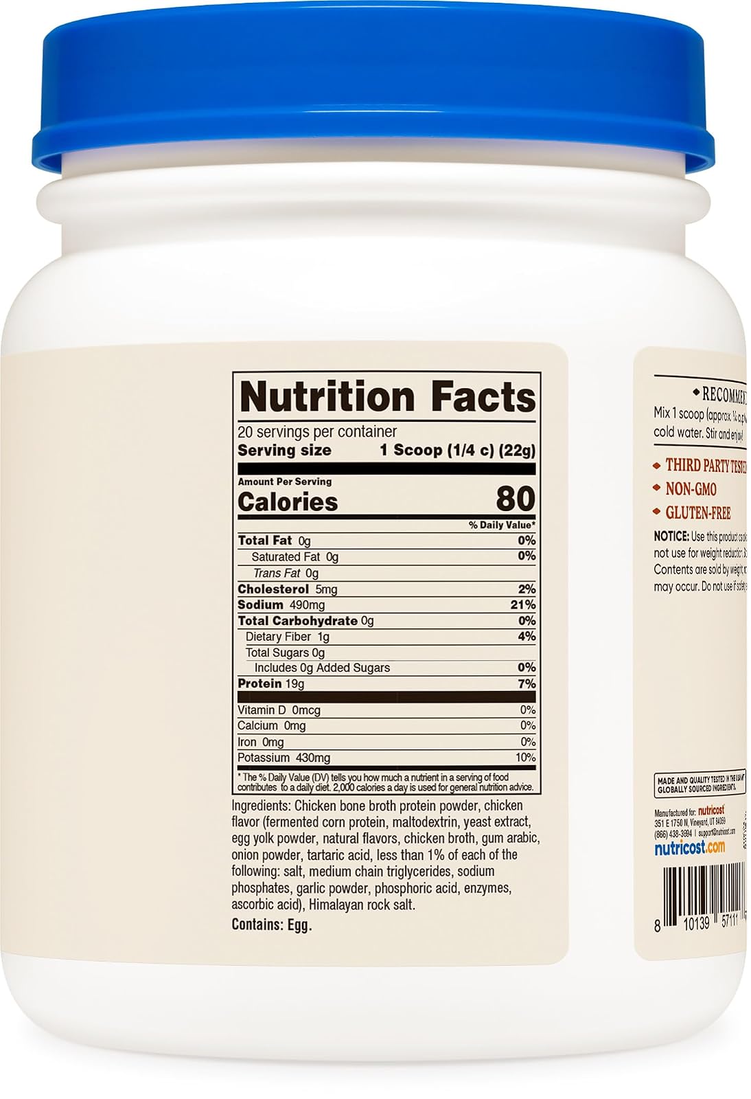 easy to mix bone broth protein